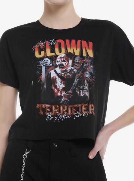 Terrifier Art The Clown Collage Girls Baby T-Shirt | Hot Topic