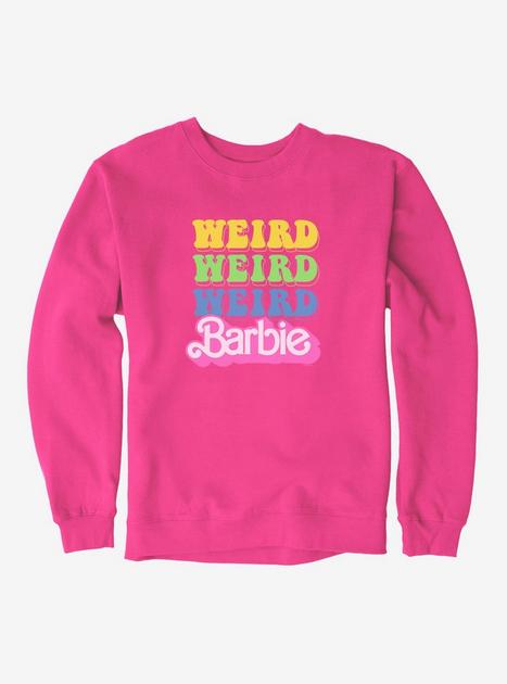 Barbie Movie Weird Barbie Logo Sweatshirt - PINK | Hot Topic