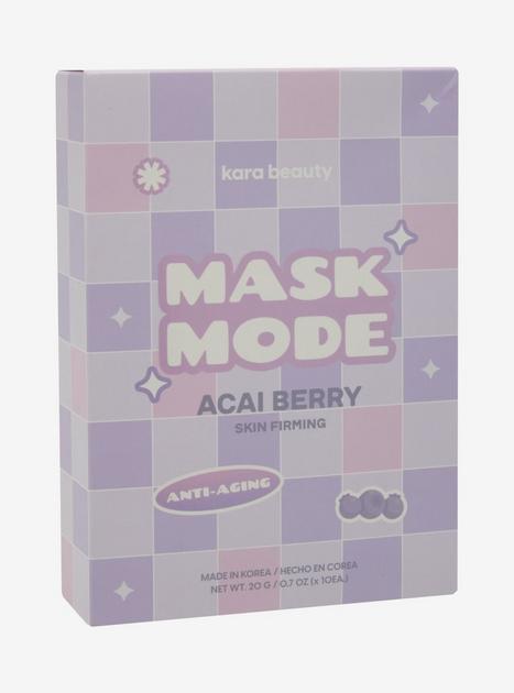 Kara Beauty Mask Mode Acai Barry Facial Mask Set | Hot Topic