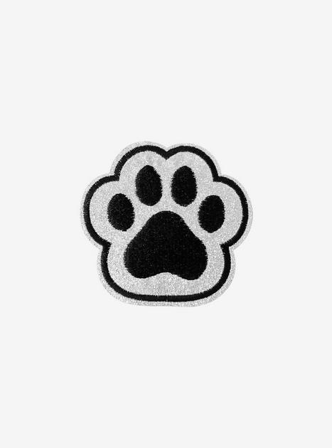 Glitter Paw Print Patch | Hot Topic