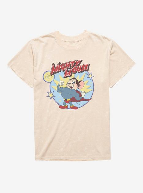 Mighty Mouse Logo T-Shirt - BEIGETAN | BoxLunch