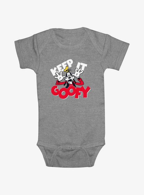 Disney Goofy Keep It Silly Infant Bodysuit - GREY | BoxLunch