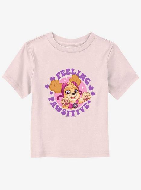 Paw Patrol Feeling Pawsitive Toddler T-Shirt - PINK | BoxLunch