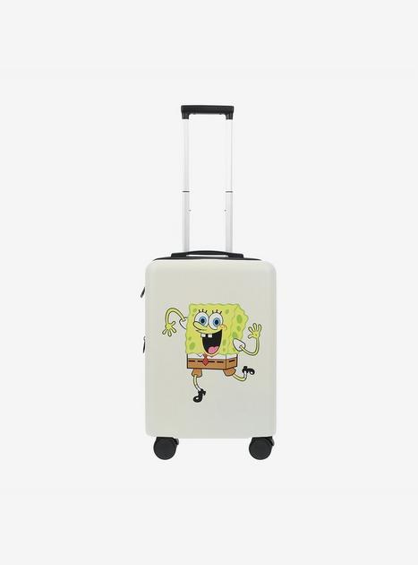 FUL SpongeBob SquarePants Carry-On Luggage White | Hot Topic