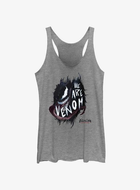 Marvel Venom: The Last Dance We Are Venom Womens Tank Top - GREY | BoxLunch