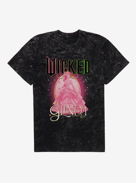Wicked Glinda Mineral Wash T-Shirt - BLACK | Hot Topic
