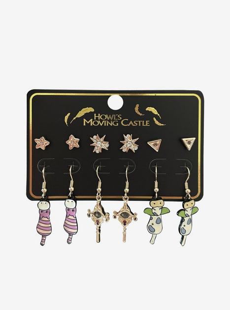Studio Ghibli® Howl's Moving Castle Icons Earring Set | Hot Topic