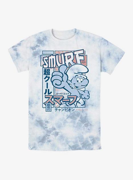 The Smurfs Super Cool Smurf Tie-Dye T-Shirt - MULTI | Hot Topic