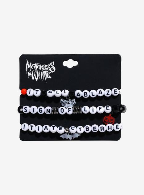 Motionless In White Bead Bracelet Set | Hot Topic