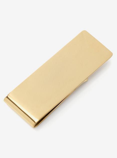Stainless Steel Gold Engravable Money Clip | BoxLunch