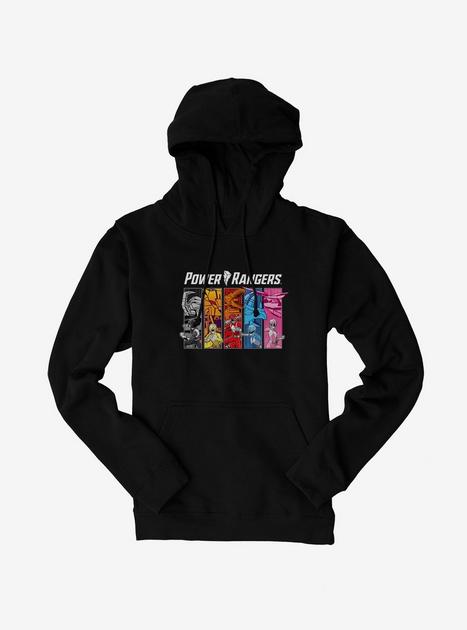 Mighty Morphin Power Rangers Lineup Hoodie | Hot Topic