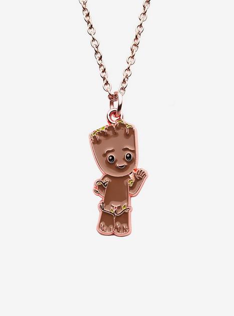 Marvel I Am Groot Chibi Groot Pendant Necklace | BoxLunch