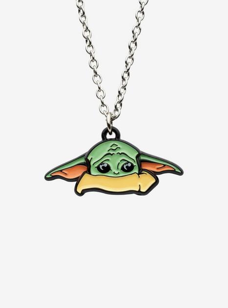 Star Wars The Mandalorian Grogu Sad Necklace | BoxLunch