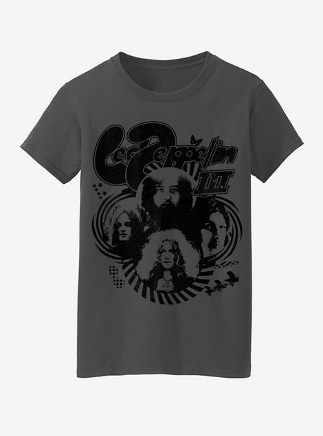 Led Zeppelin Circle Heads Boyfriend Fit Girls T-Shirt | Hot Topic