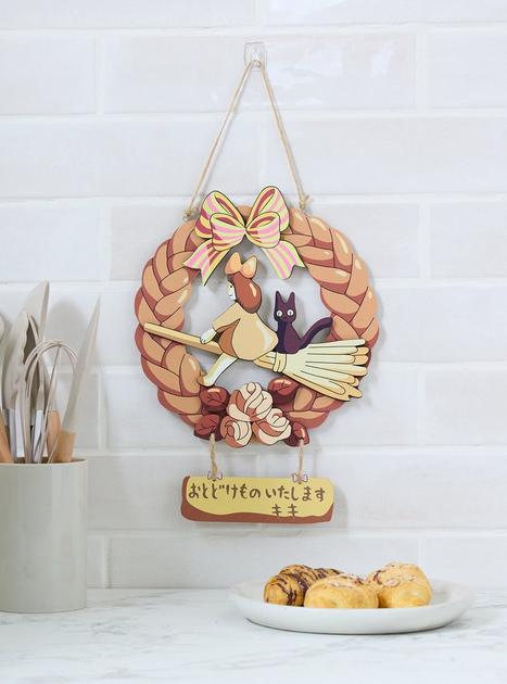 Studio Ghibli® Kiki's Delivery Service Kiki & Jiji Bread Wall Art ...