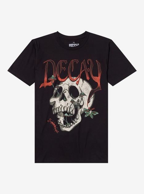Decay Skull Mushrooms Relaxed Fit Girls T-Shirt | Hot Topic