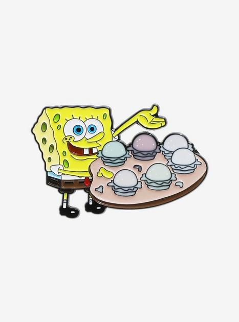 SpongeBob SquarePants Pretty Patty UV Reactive Enamel Pin — BoxLunch ...