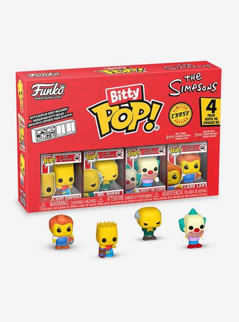 Funko Bitty Pop! The Simpsons Bart Simpson & Friends Mini Vinyl Figure ...
