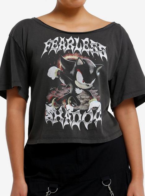 Sonic The Hedgehog Shadow Girls Off-Shoulder T-Shirt | Hot Topic