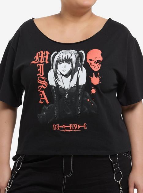 Death Note Misa Girls Off-Shoulder T-Shirt Plus Size | Hot Topic