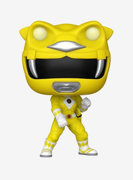 Funko Mighty Morphin Power Rangers Pop! Movies Yellow Ranger Glow-In ...
