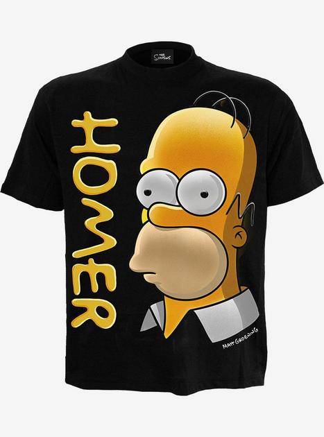 Spiral The Simpsons Homer Portrait Front Print T-Shirt | BoxLunch