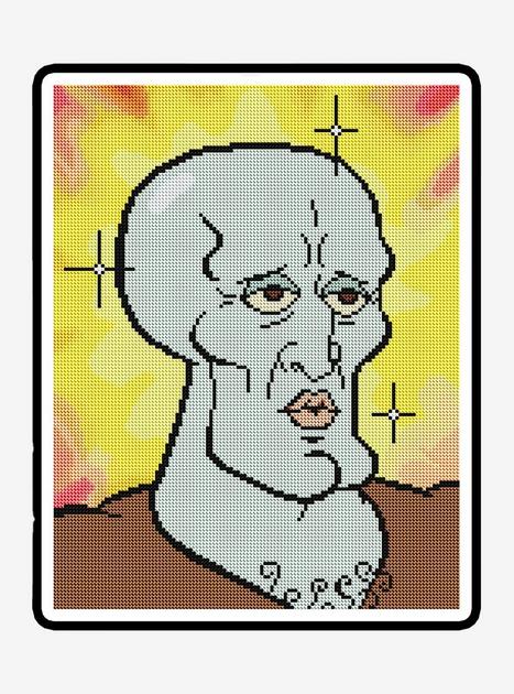 SpongeBob SquarePants Handsome Squidward Diamond Painting Kit Hot Topic ...