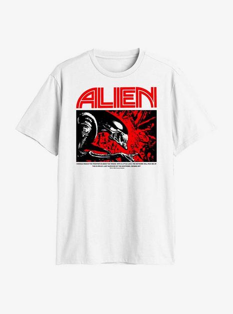 Alien Alien Redline T-Shirt - WHITE | BoxLunch