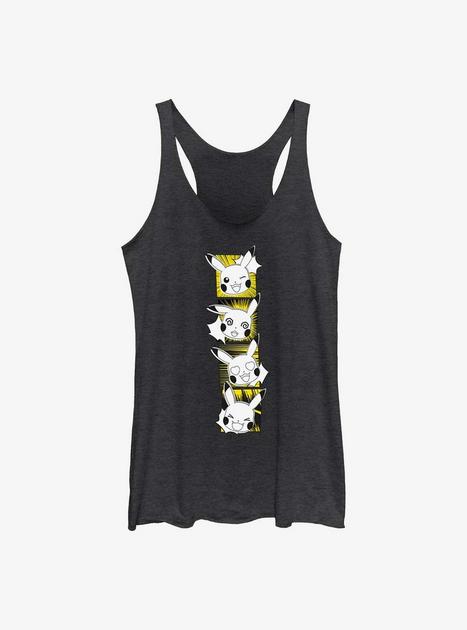 Pokemon Pikachu Emotions Girls Tank - BLACK | Hot Topic