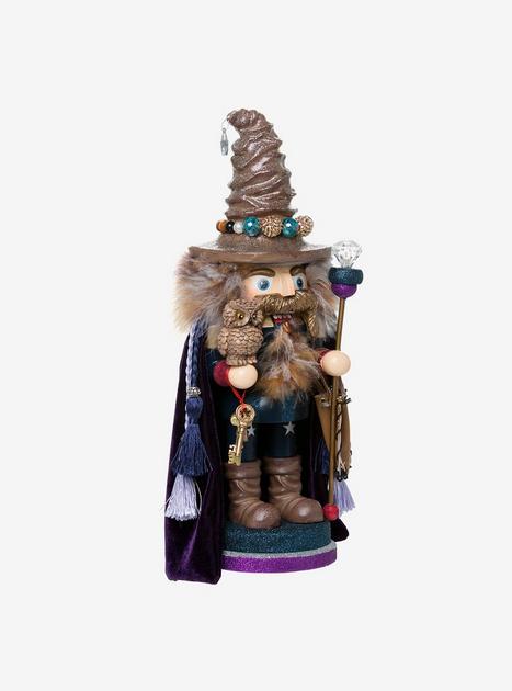 Hollywood Wizard Nutcracker with Owl | Hot Topic