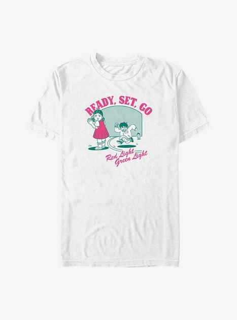 Squid Game Ready Set Go T-Shirt - WHITE | Hot Topic