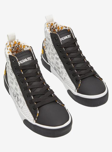 Peanuts Snoopy & Woodstock Hi-Top Sneakers | Hot Topic