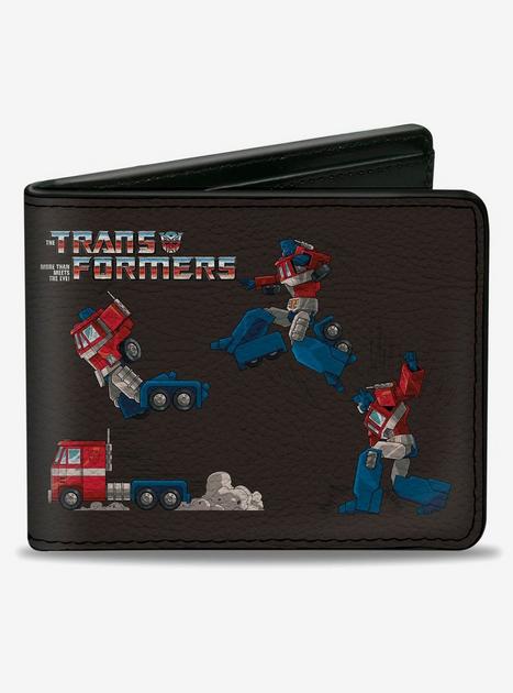 Transformers Optimus Prime and Megatron Conversion Scenes Bifold Wallet ...