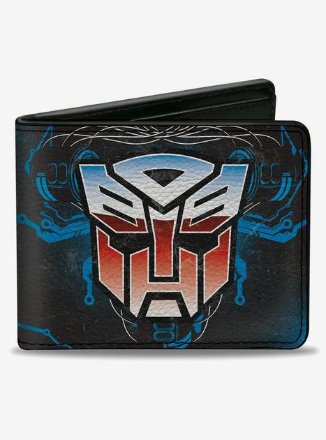 Transformers Autobot Gradient Shield and Circuitry Black Blue Bifold ...