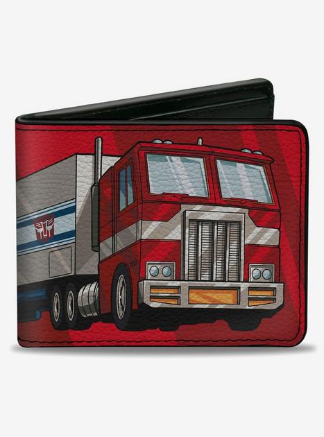 Transformers Optimus Prime Semi Truck and Autobot Shield Reds Bifold ...