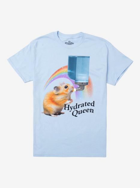 Hamster Hydrated Queen T-Shirt By Goodie Two Sleeves | Hot Topic