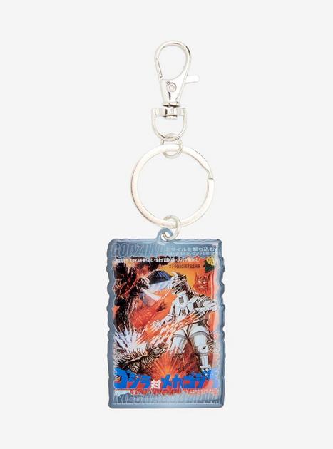 Godzilla vs. Mechagodzilla Movie Poster Keychain | BoxLunch