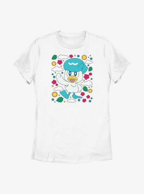 Pokemon Quaxly Iconic Womens T-Shirt - WHITE | BoxLunch