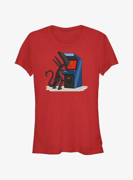 Alien Game Over Xenomorph Girls T-Shirt - RED | Hot Topic