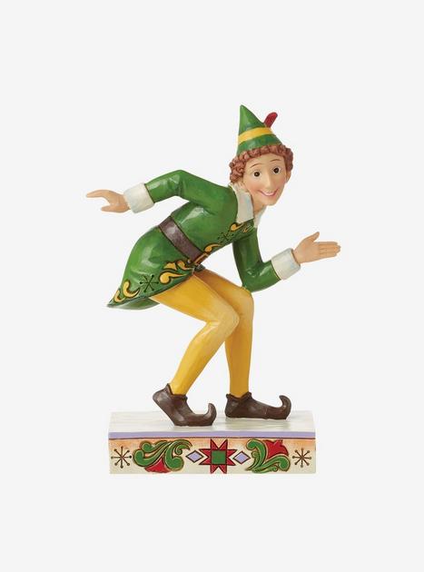 Elf Buddy In Crouch Jim Shore Figure | Hot Topic