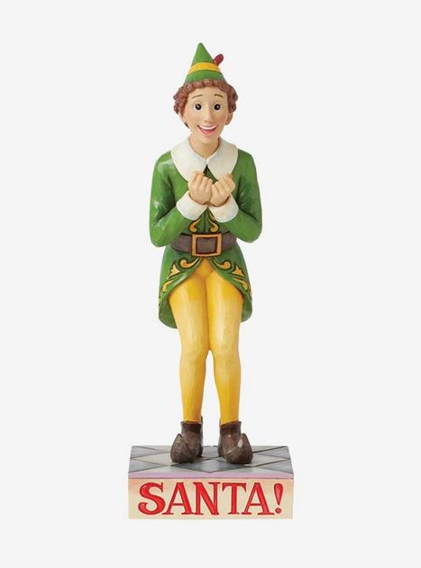 Elf Buddy Excited Pose Jim Shore Figure | Hot Topic
