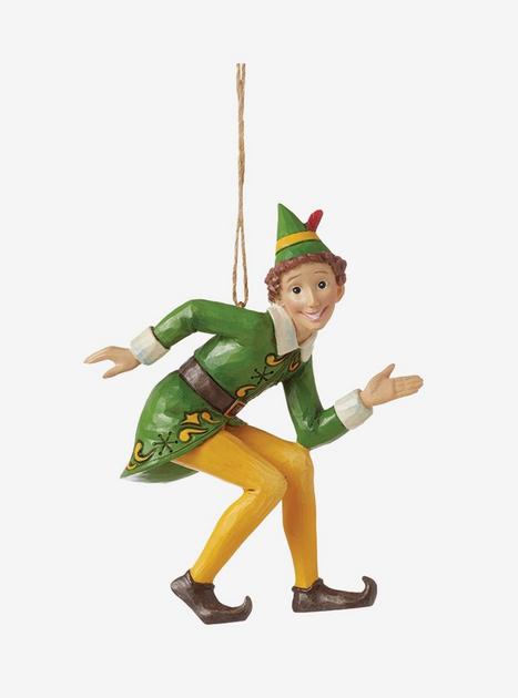 Elf Buddy Crouching Jim Shore Ornament | Hot Topic