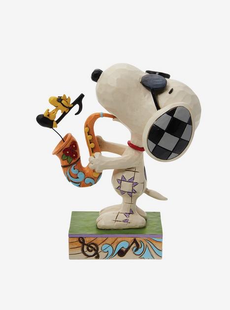 Peanuts Joe Cool Playing Sax Jim Shore Figure | Hot Topic