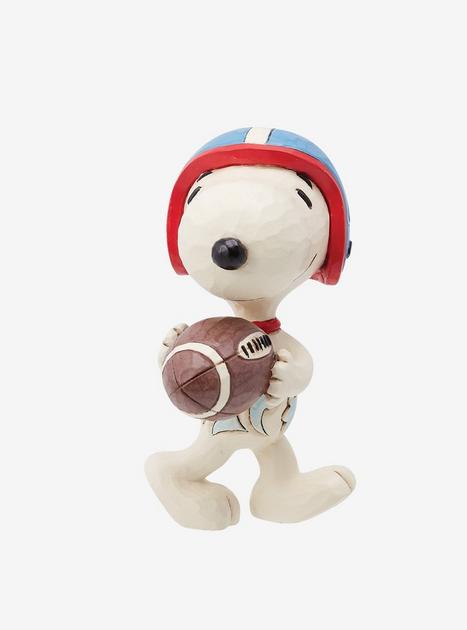 Peanuts Snoopy Football Mini Jim Shore Figure | BoxLunch