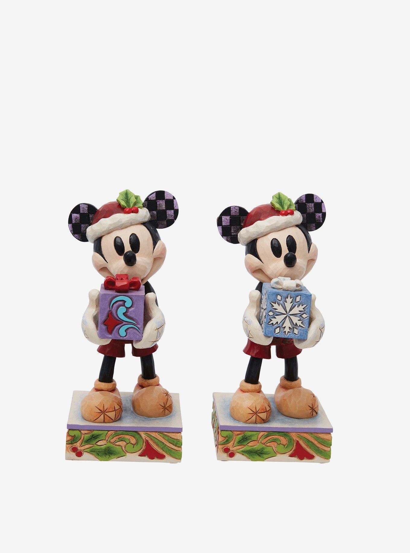 Disney Secret Santa Mickey Jim Shore Figure | BoxLunch