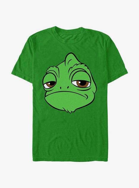 Disney Tangled Big Face Pascal T-Shirt - GREEN | BoxLunch