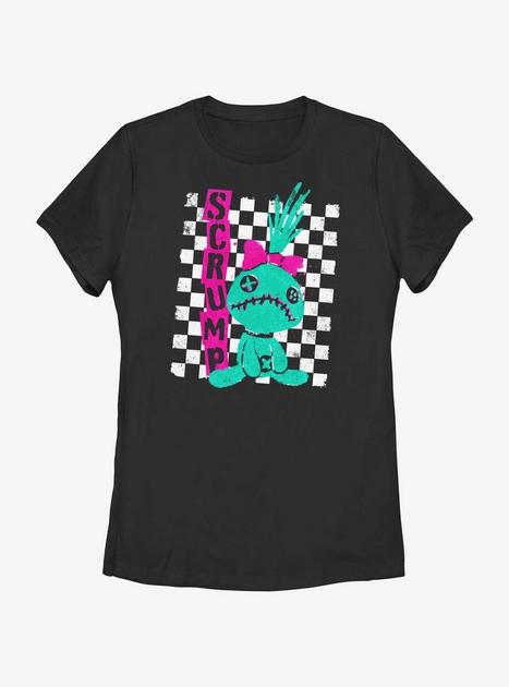 Disney Lilo & Stitch Punk Scrump Womens T-Shirt - BLACK | BoxLunch