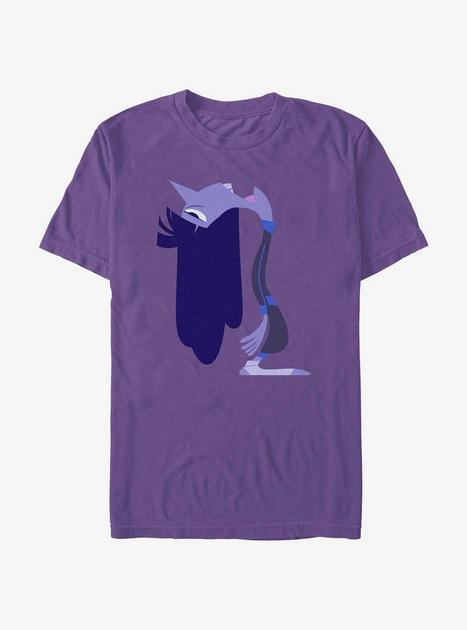 Disney Pixar Inside Out 2 Ennui Head Extra Soft T-Shirt - PURPLE | BoxLunch