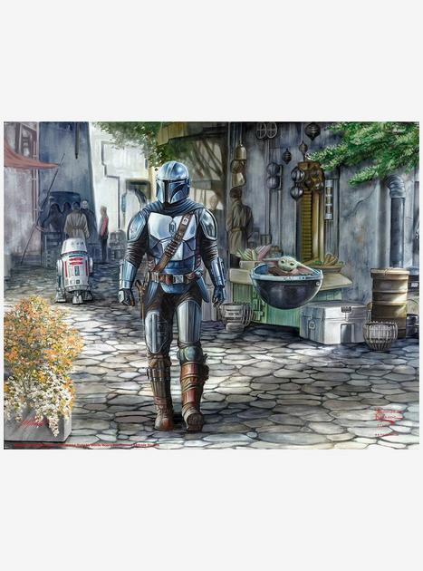 Star Wars The Mandalorian A Welcome Sight Art Print | Hot Topic
