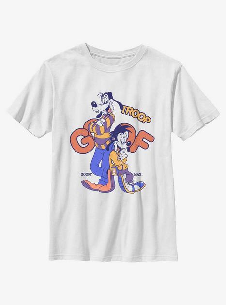 Disney Goofy Goof Troop Duo Youth T-Shirt - WHITE | BoxLunch
